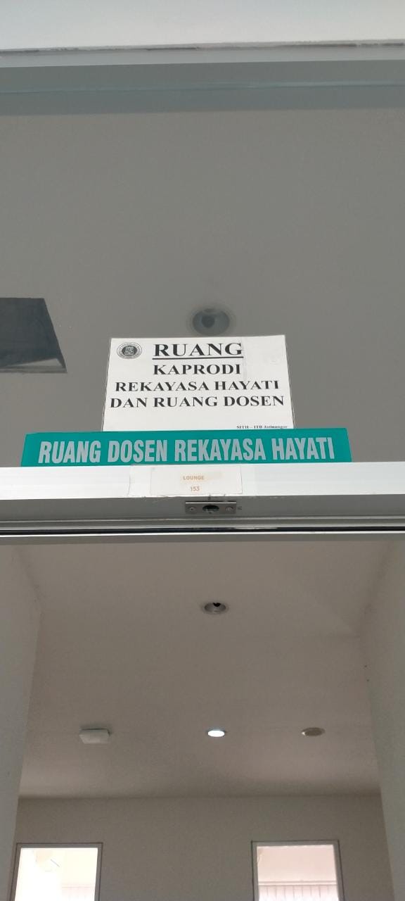 Gedung labtek 1A RUANG DOSEN REKAYASA HAYATI