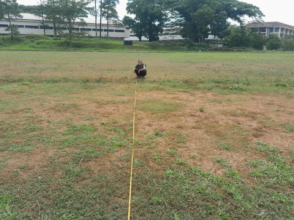 Pengukuran lebar jalan Dkij ( Speedbump )
