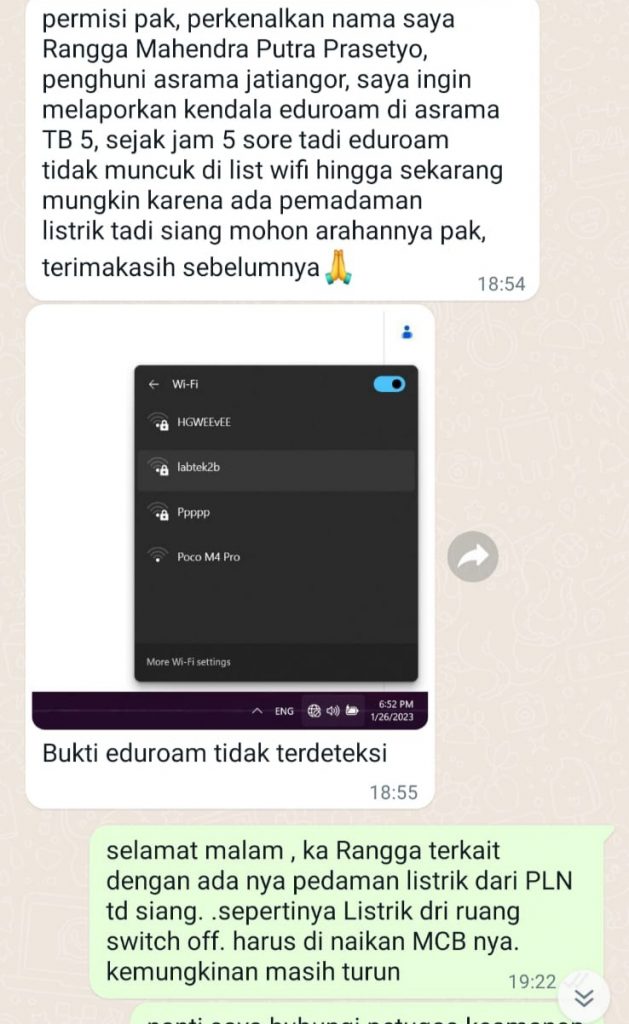 Dokumentasi Keluhan