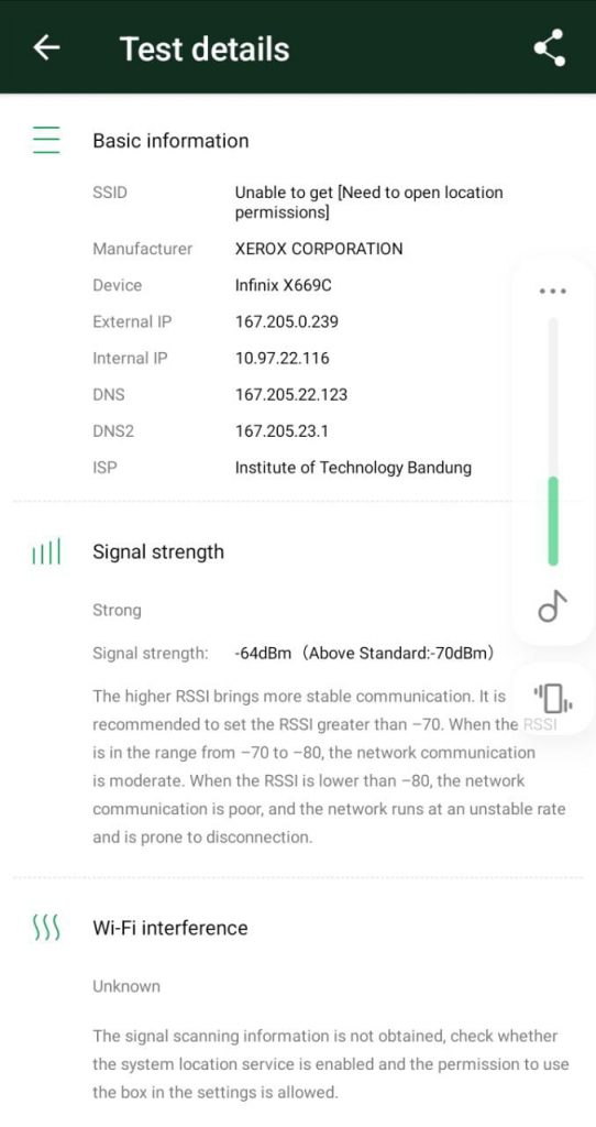 Gedung labtek 1B Lantai 1Wifi SSID ITB Hospot Connect